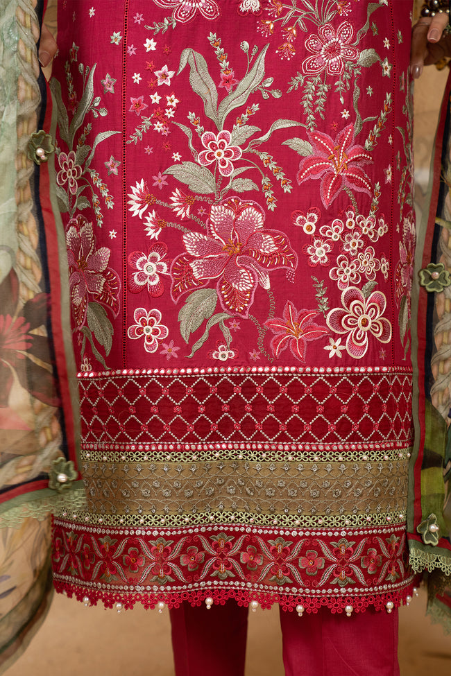 Scarlet Red– Hemstitch.pk